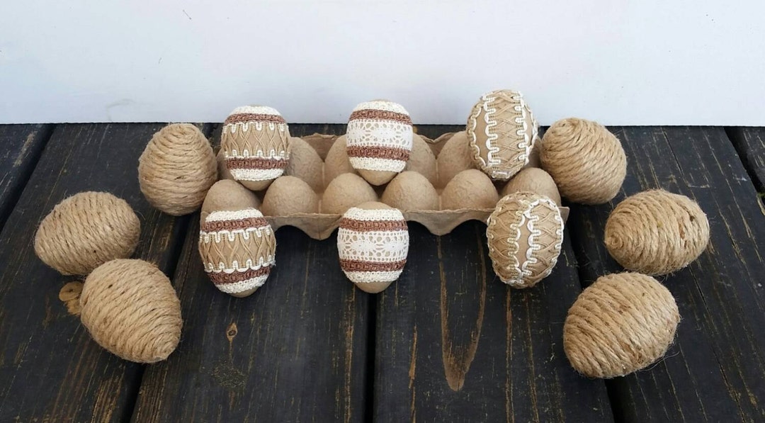Decorative Easter Eggs, Rustic Eggs - Etsy