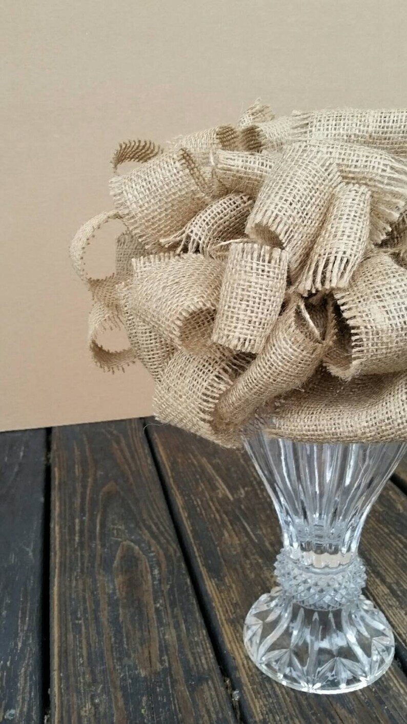 Christmas Tree Topper Rustic Burlap Tree Topper - Etsy