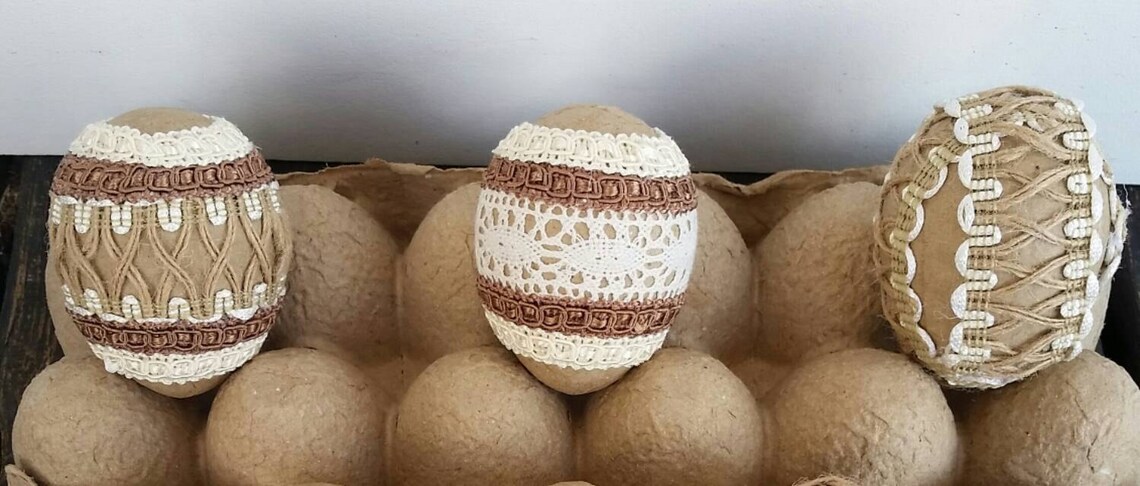 Decorative Easter Eggs, Rustic Eggs - Etsy