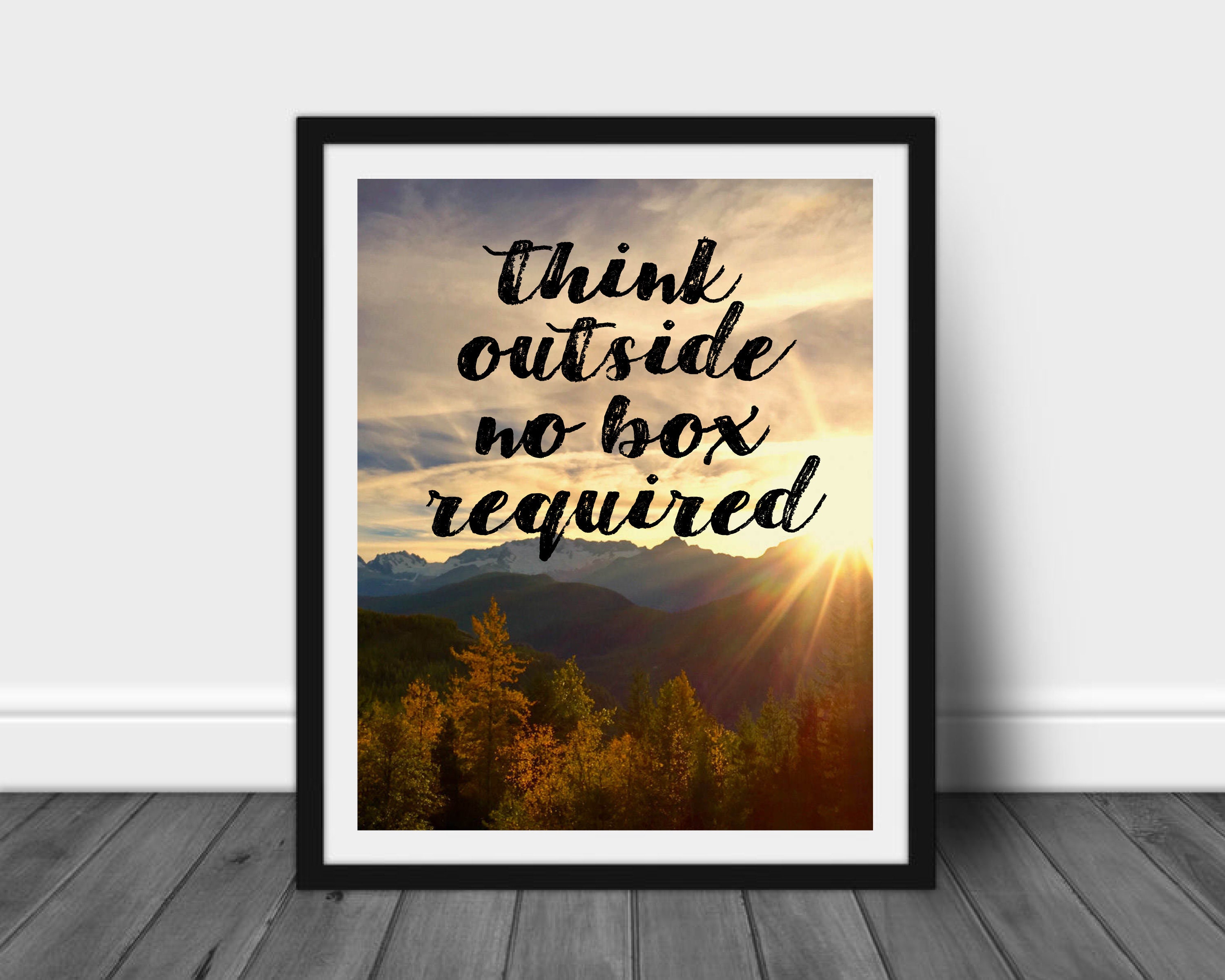 Beautiful Motivational Nature Quote Wall Art 8 by 10 Print at Home ...