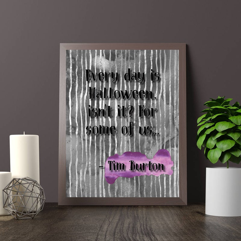 Tim Burton Quote - Etsy