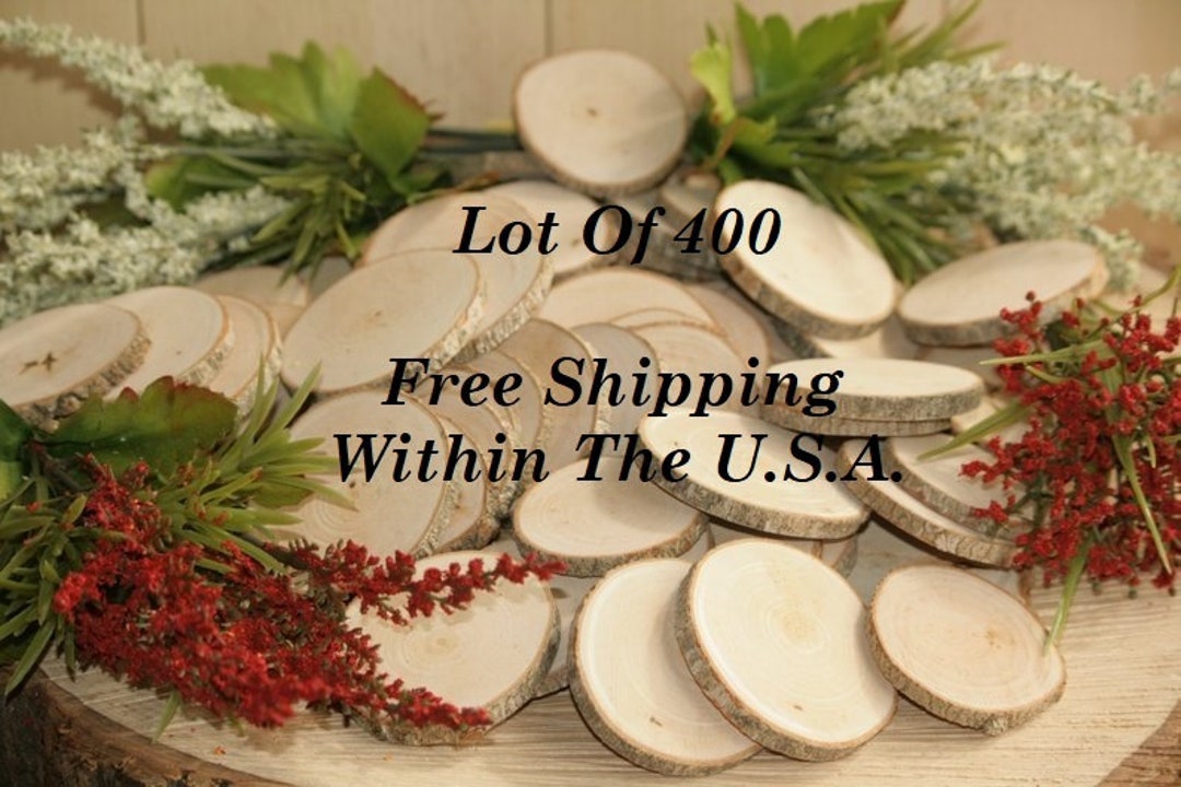 Rustic Wood Disc-400 Quantity 2-3completely Dried and - Etsy