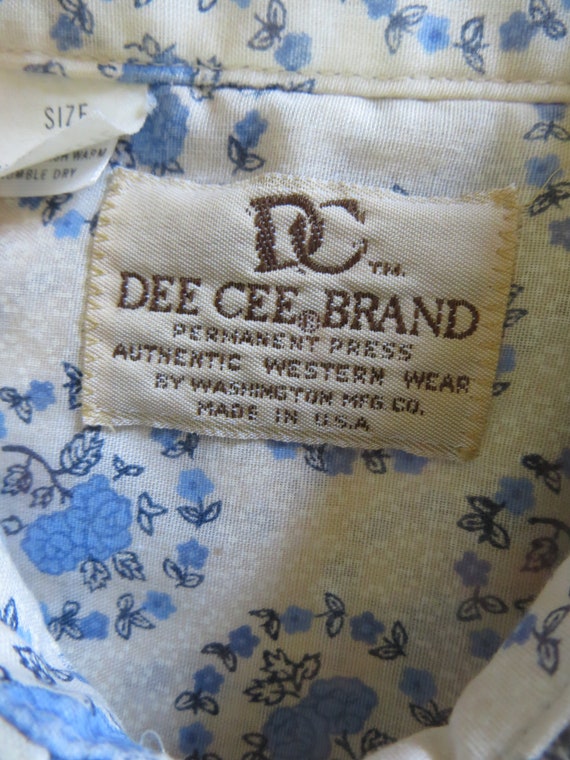 70s Western Shirt, Pearl Snaps, Flare Collar Pointed … - Gem