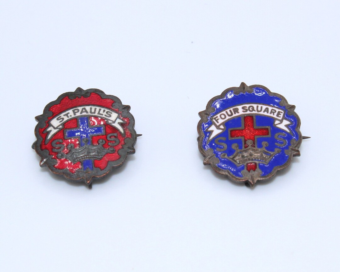 Vintage Christian Church Lapel Pin Vintage Cross and Crown Sunday ...