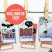 Printable Halloween Gift Tags Bundle // DIY Variety Pack of Cute, Fun ...