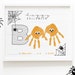 Halloween Ghosts Handprint Printable Keepsake // DIY Kid's Hand Print ...