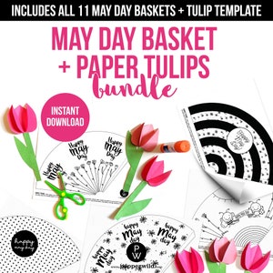 Classroom May Day Basket Spring Activity Variety Pack for Teachers ...