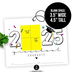Preschool Graduation Handprint Keepsake // 2025 Pre-k Grad Certificate ...