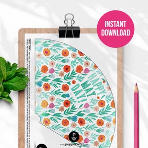 May Day Basket Printable, Last Minute Fun Craft // Easy, Simple, Quick ...