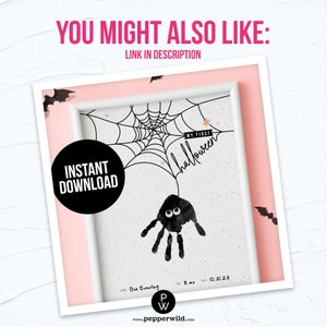 Halloween Ghosts Handprint Printable Keepsake // DIY Kid's Hand Print ...