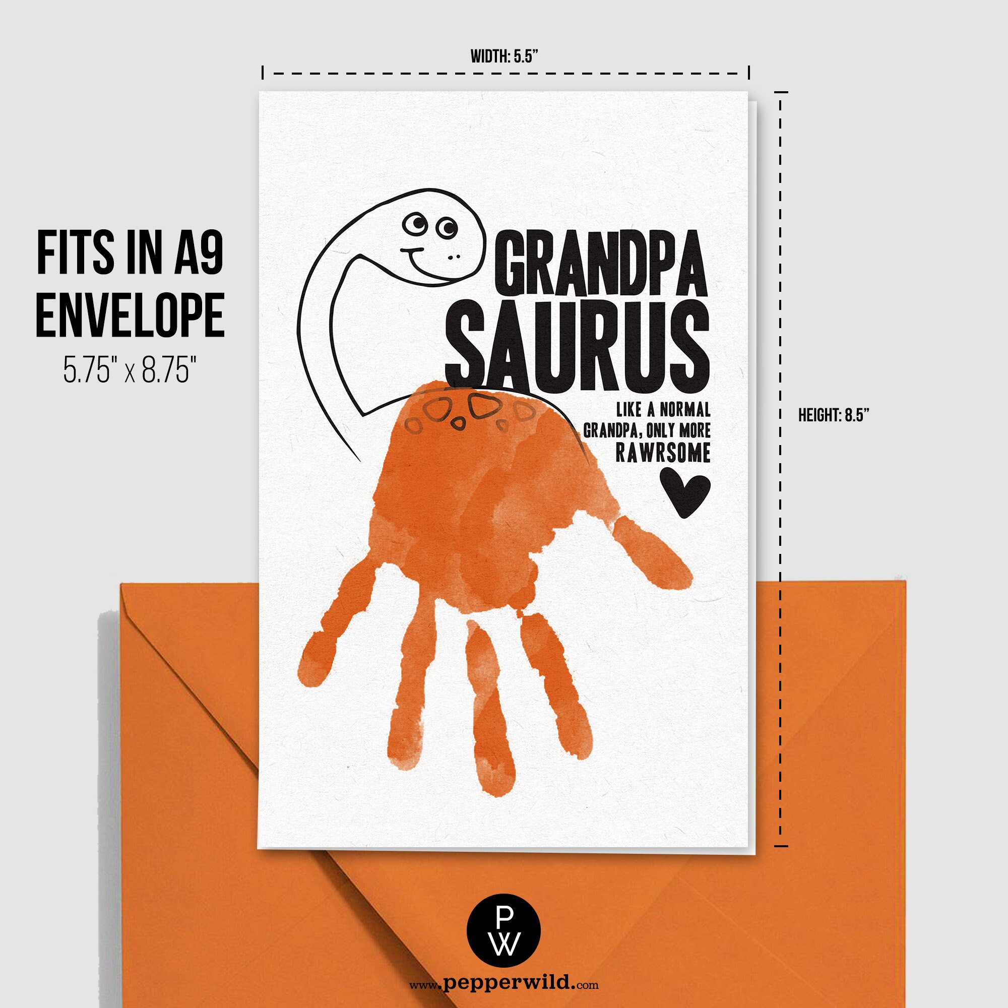 Grandpa Birthday Card Printable // Grandpasaurus Birthday - Etsy India