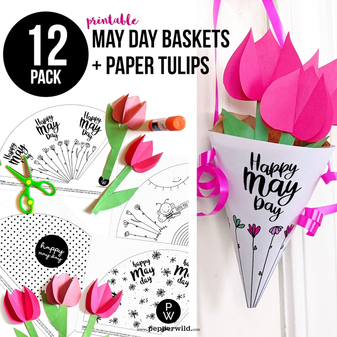 Classroom May Day Basket Spring Activity Variety Pack for Teachers ...