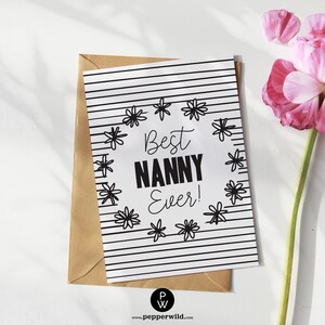 Thank You Nanny, Au Pair Farewell Gift // Goodbye, Going Away Printable ...