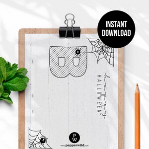 Halloween Ghosts Handprint Printable Keepsake // DIY Kid's Hand Print ...