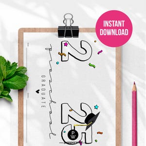 Preschool Graduation Handprint Keepsake // 2025 Pre-k Grad Certificate ...