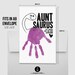 Aunt's Birthday Dinosaur Handprint Card From Kid, Nephew, Baby ...