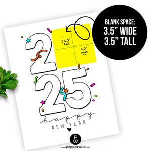 New Year's 2025 Handprint Keepsake From New Baby, Toddler, Preschool ...