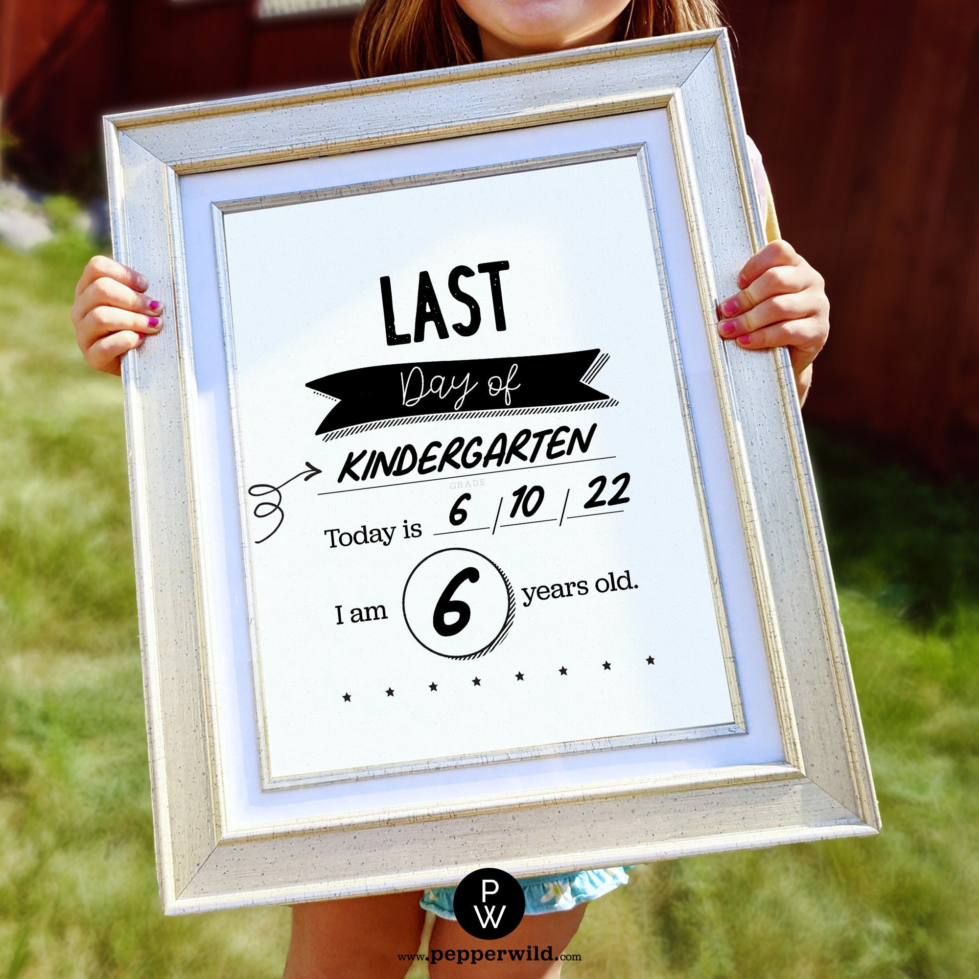 Last Day of School Photo Keepsake // Fill in the Blank End of School ...