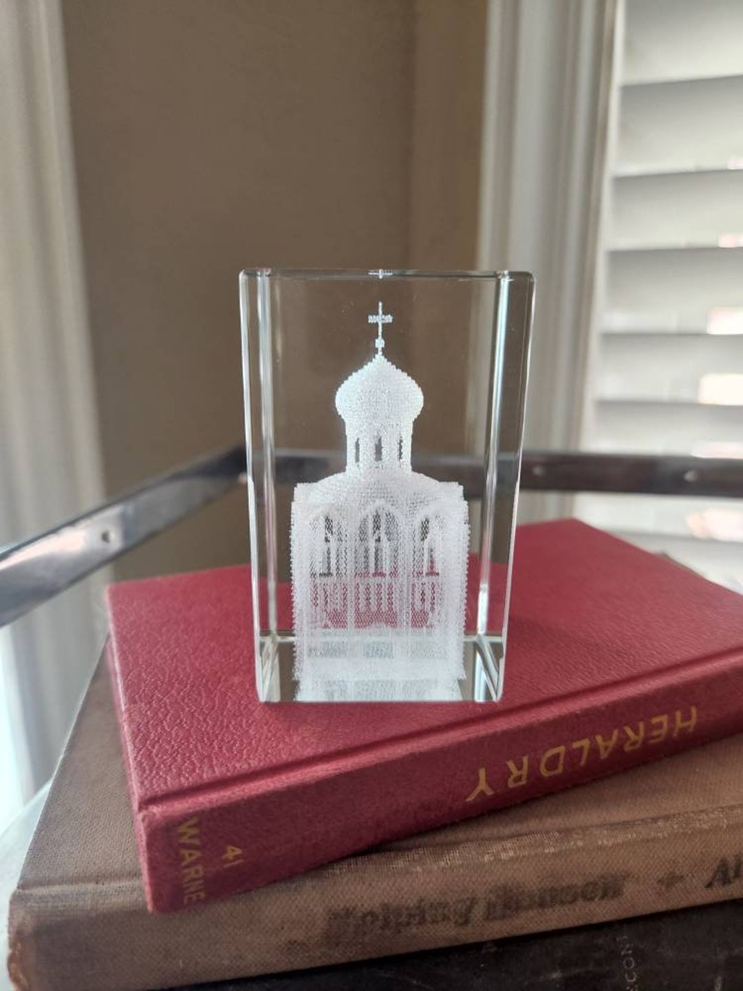 Glass, Etched, Tajmahal, Building, Paperweight, Laser - Etsy