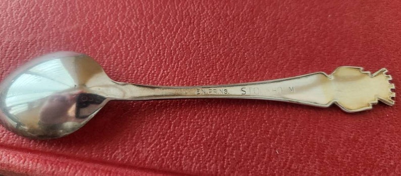 Vintage, Sterling Silver Spoon, Silver Plate, EX.PR.NS Made is Sweden ...