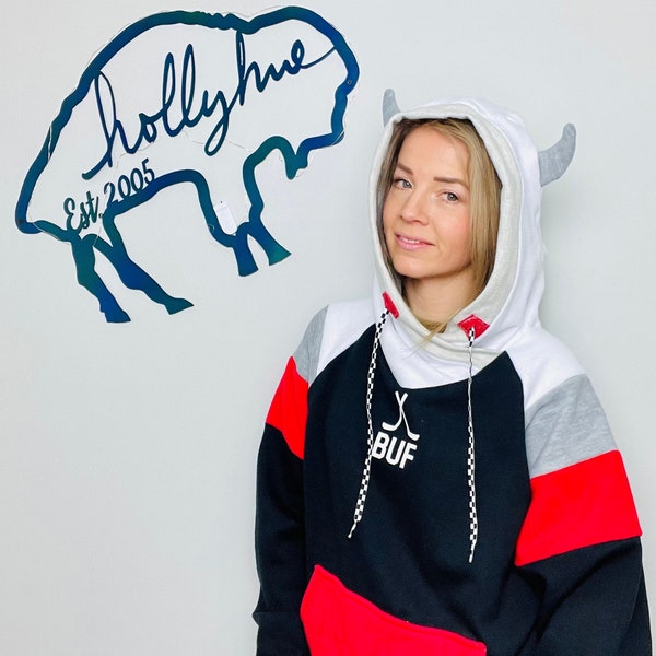 Buffalo Sabres Goat Head Hoodie - Etsy