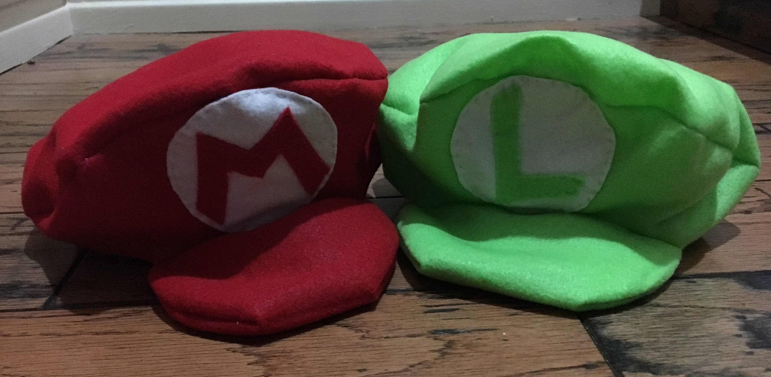 Inspired Super Mario and Luigi Hat Special Sale both Hats - Etsy
