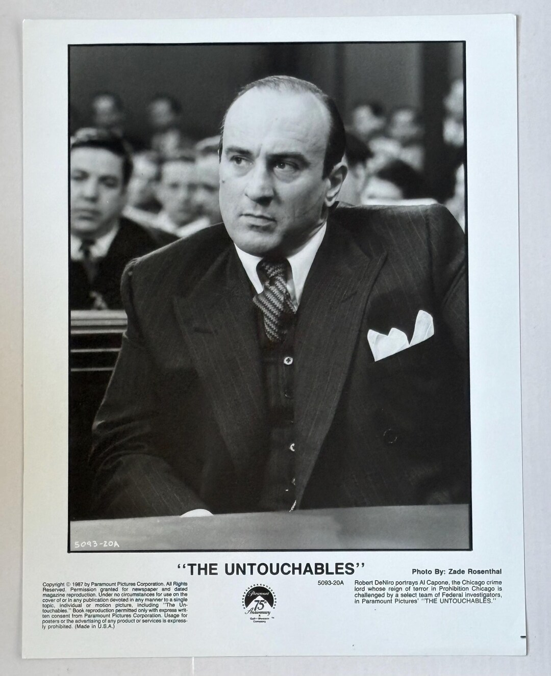 The Untouchables- 1987 (movie Still) - Etsy