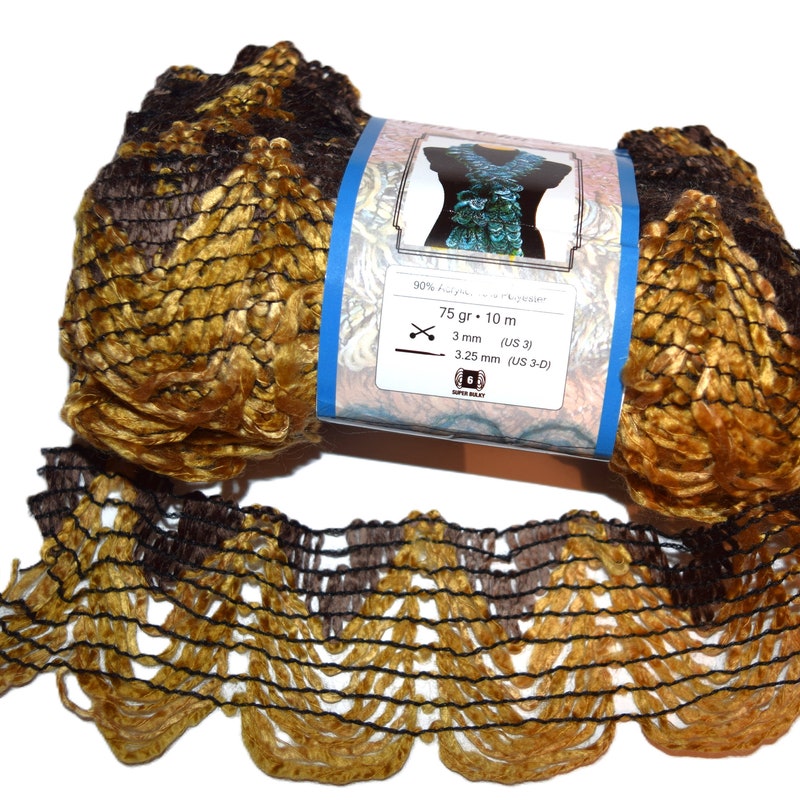 Ruffle Scarf Yarn - Etsy