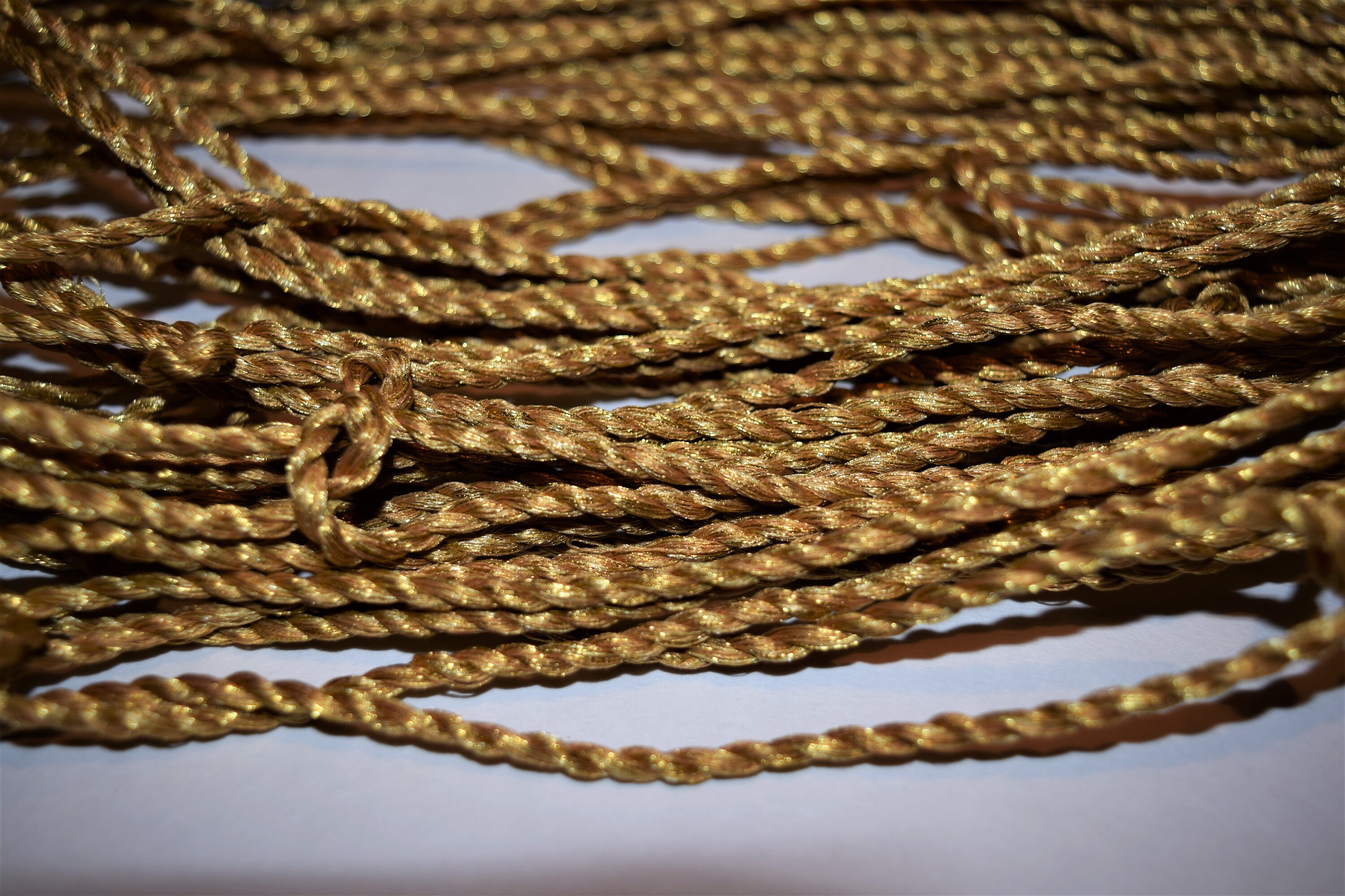 100 Gram Gold Lurex Metallic Yarn Rope Bulky Weight Soft Knit - Etsy