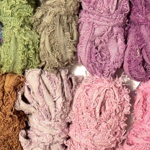 NEW 100 G Grab Bag Frizz Cotton Ribbons Rope Yarn Multicolored - Etsy