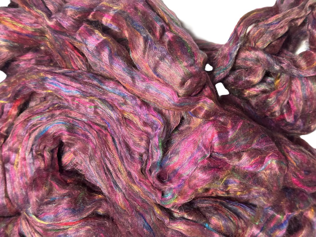 Mulberry Silk Fiber Roving Top, Combed Tops, Sliver for Fiber Arts ...