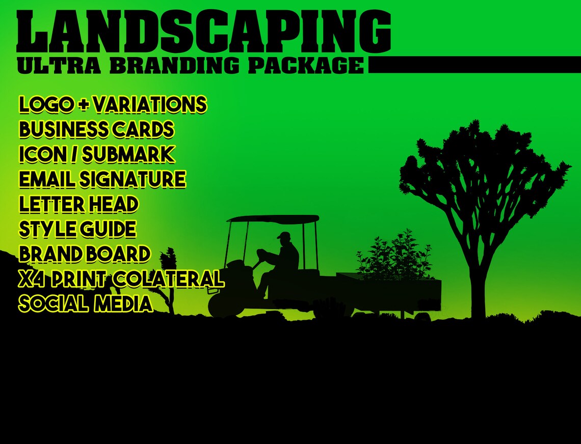Landscaping Company, Branding Package, Marketing Package, Brand ...