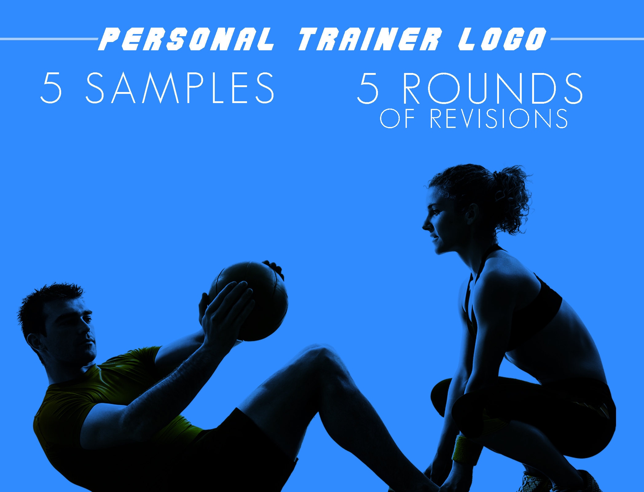 Personal Trainer Logo, Personal Training Logo, Custom Personal Trainer ...