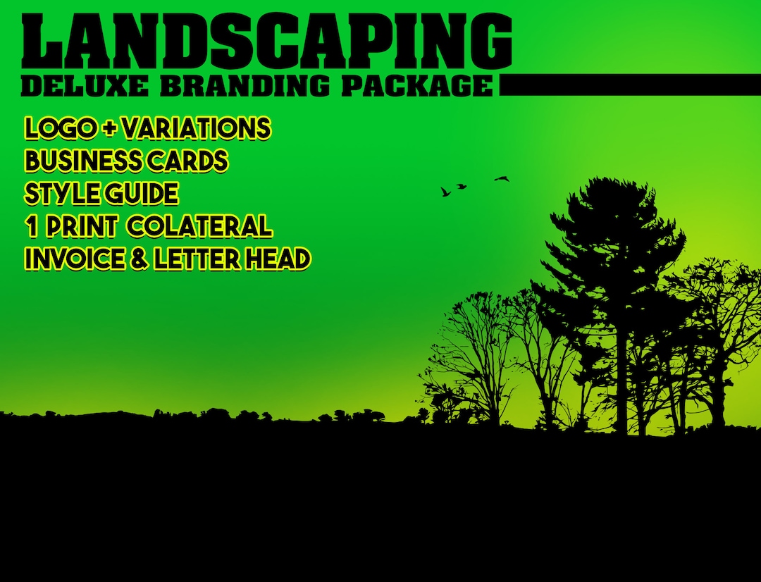 Landscaping Company, Branding Package, Marketing Package, Brand ...