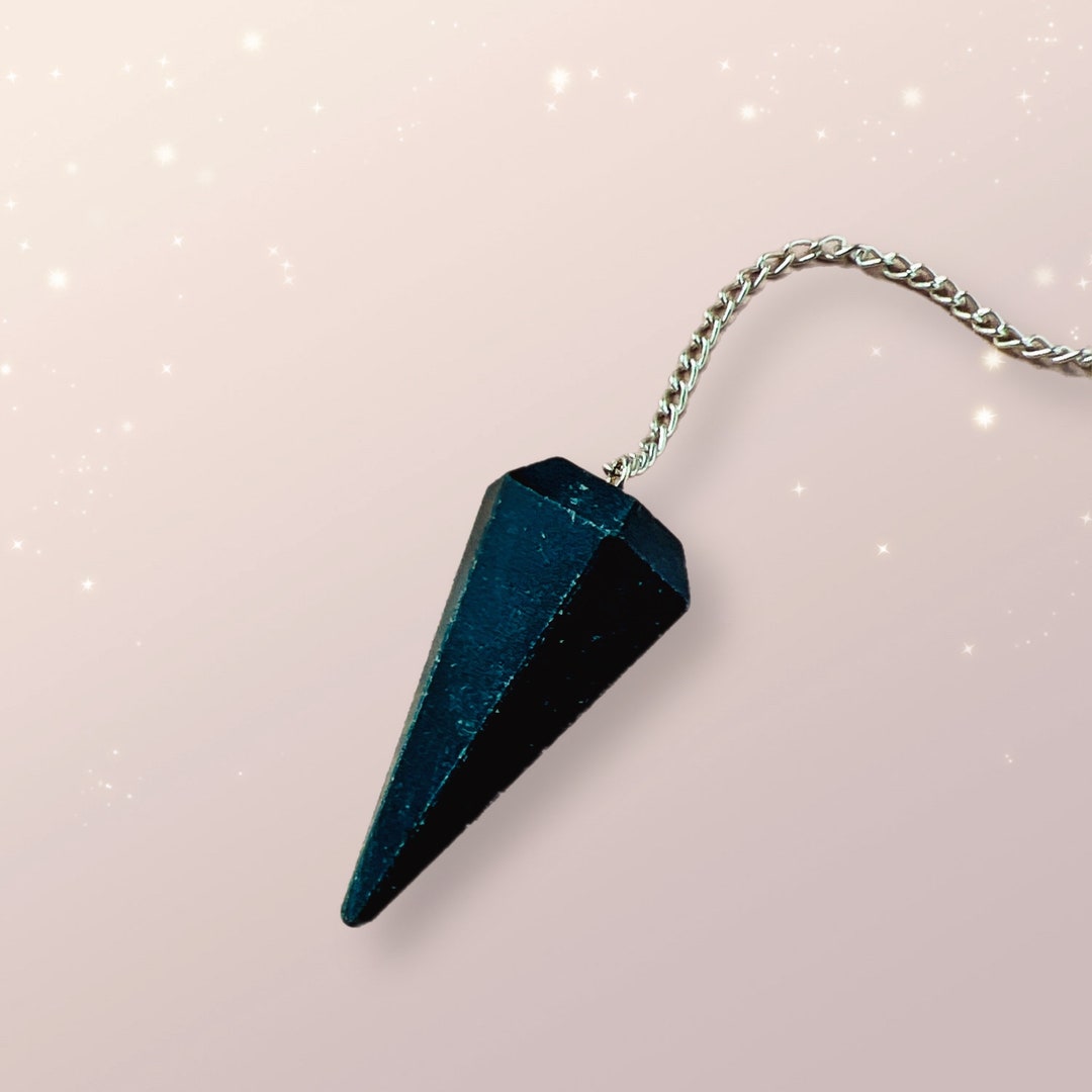 Shungite Crystal Pendulum - Zodiac Series - Personalized Pendulum - Spiritual Protection and ...