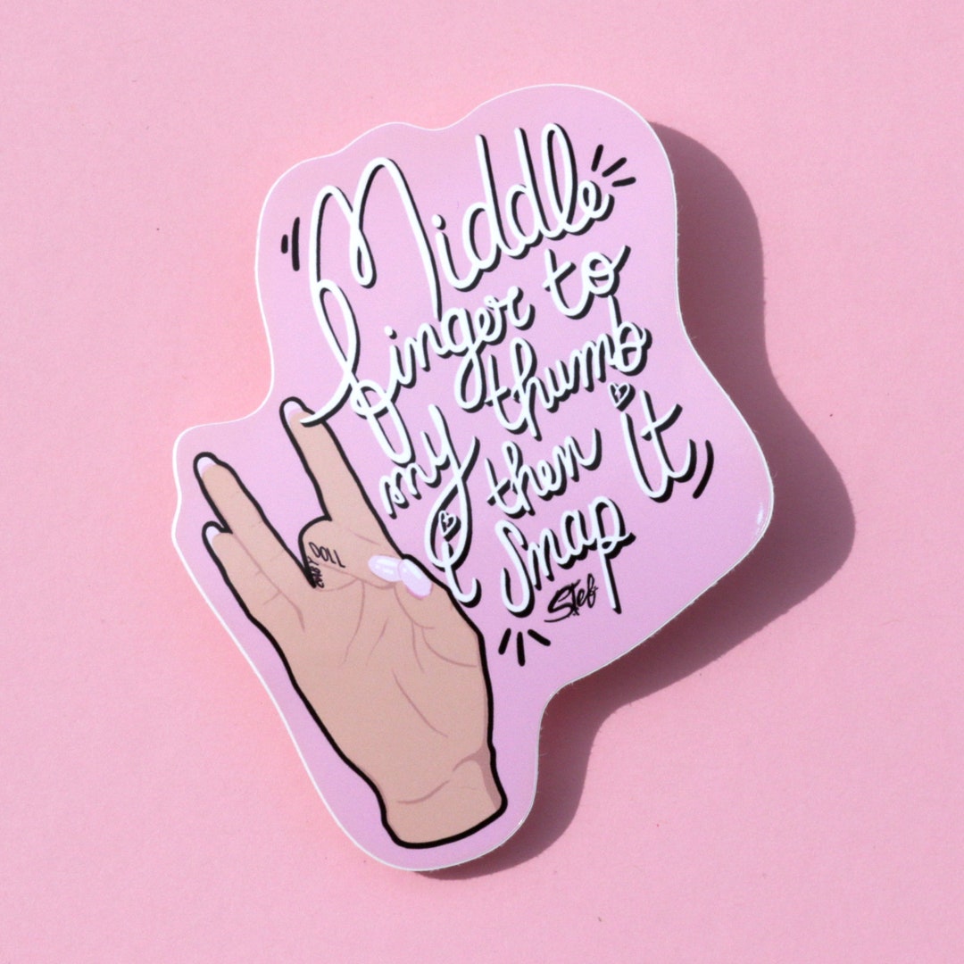 Ari Inspired Waterproof Sticker Just Like Magic Stickers Positions ...