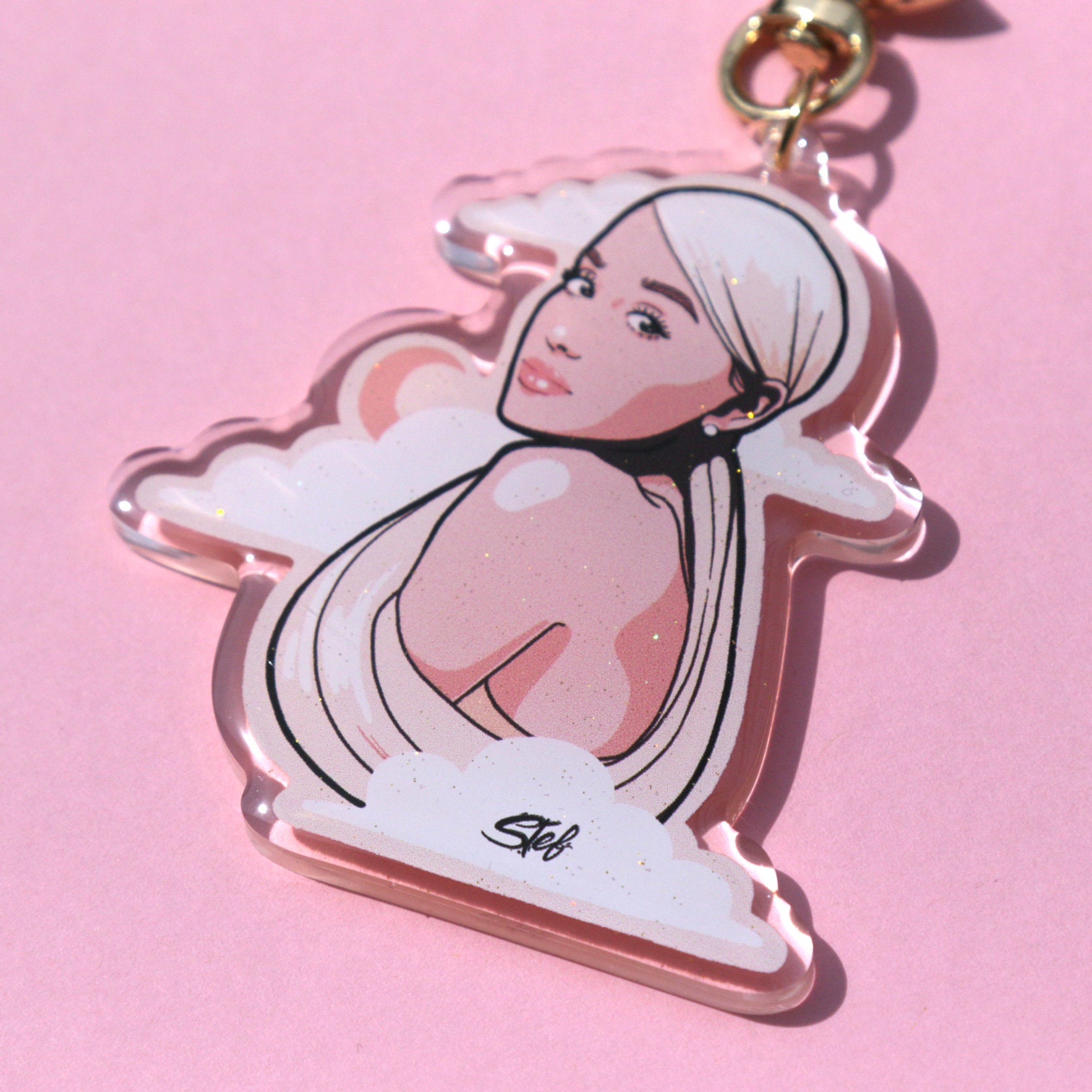 Ari Inspired Keychain - Sweetener Keychain - Mademoiselle Stef ...