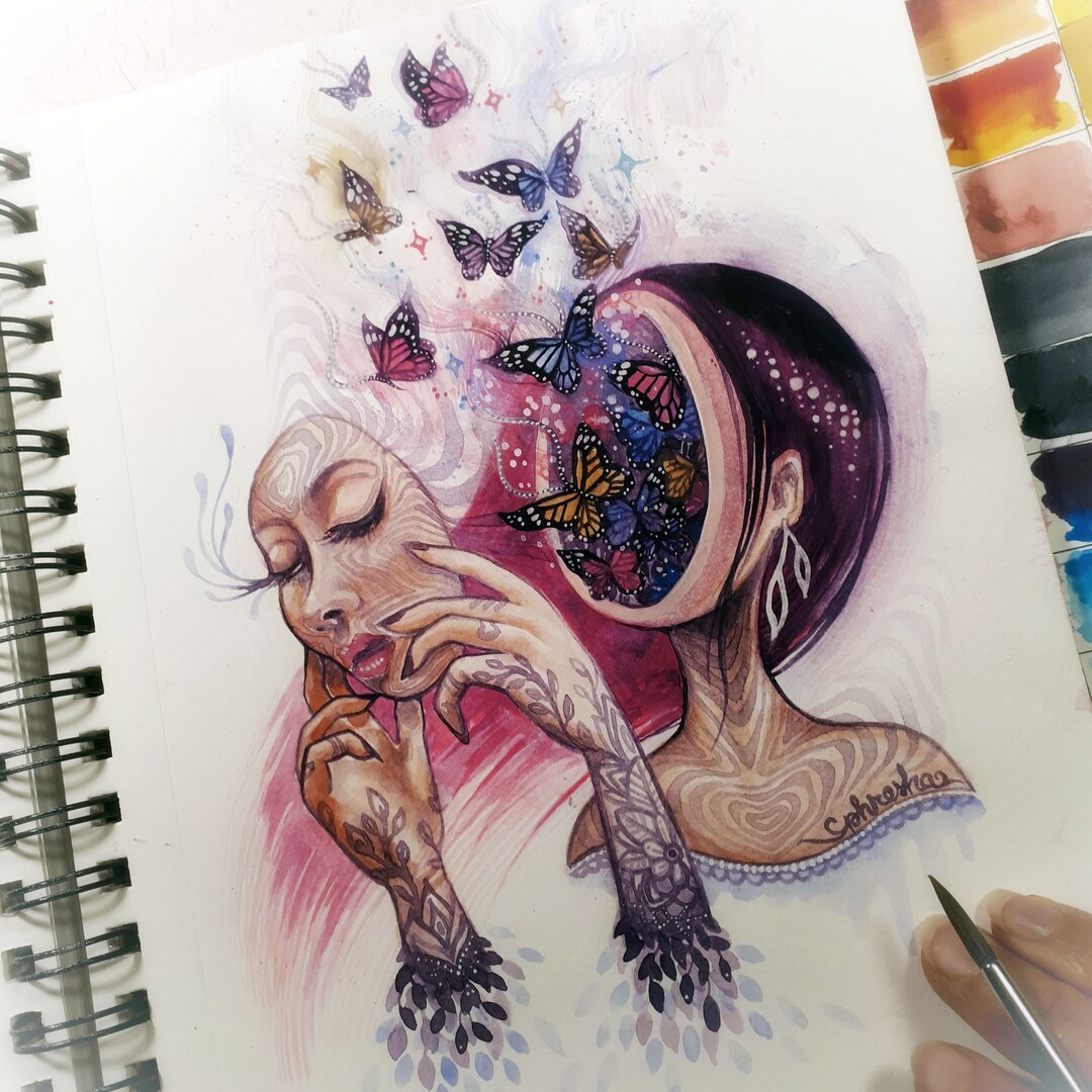 PAPER PRINT "momentary Metamorphosis" by Phresha - Fine Art Print ...