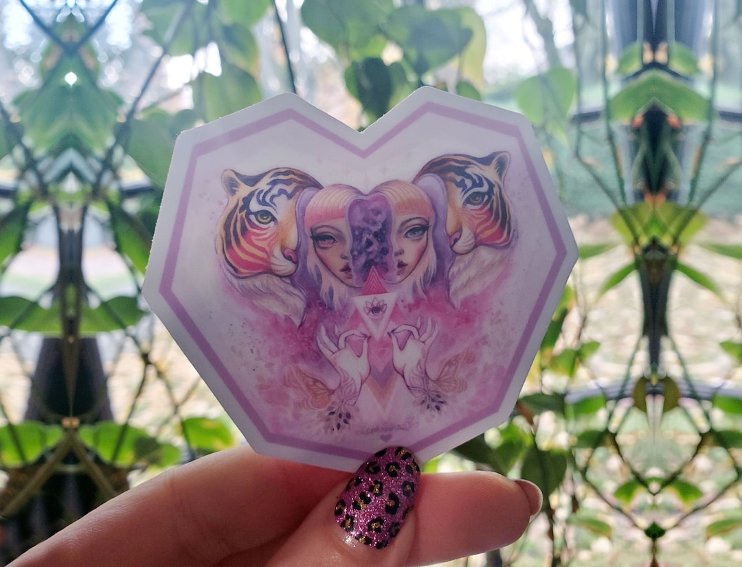 VINYL STICKER - "layers of Purrr-ception" by Phresha - 3" Glossy ...