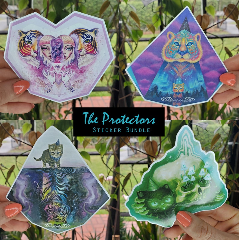 VINYL STICKER layers of Purrr-ception by Phresha - Etsy