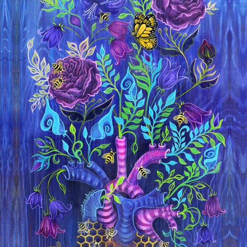 PAPER PRINT cosmic Chrysalis by Phresha Fine Art - Etsy