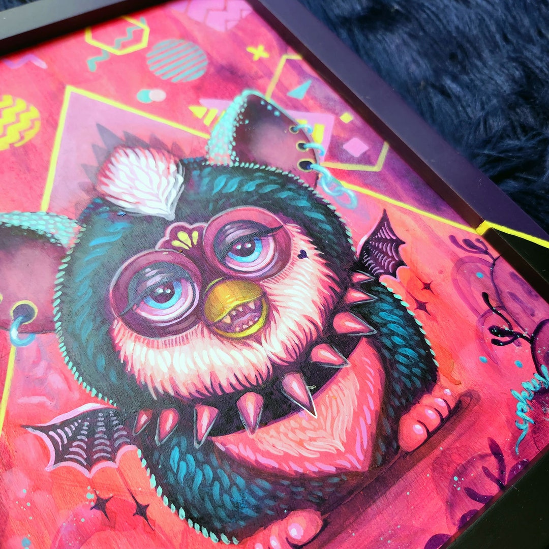 PAPER PRINT "batticus the Furby" by Phresha - Etsy