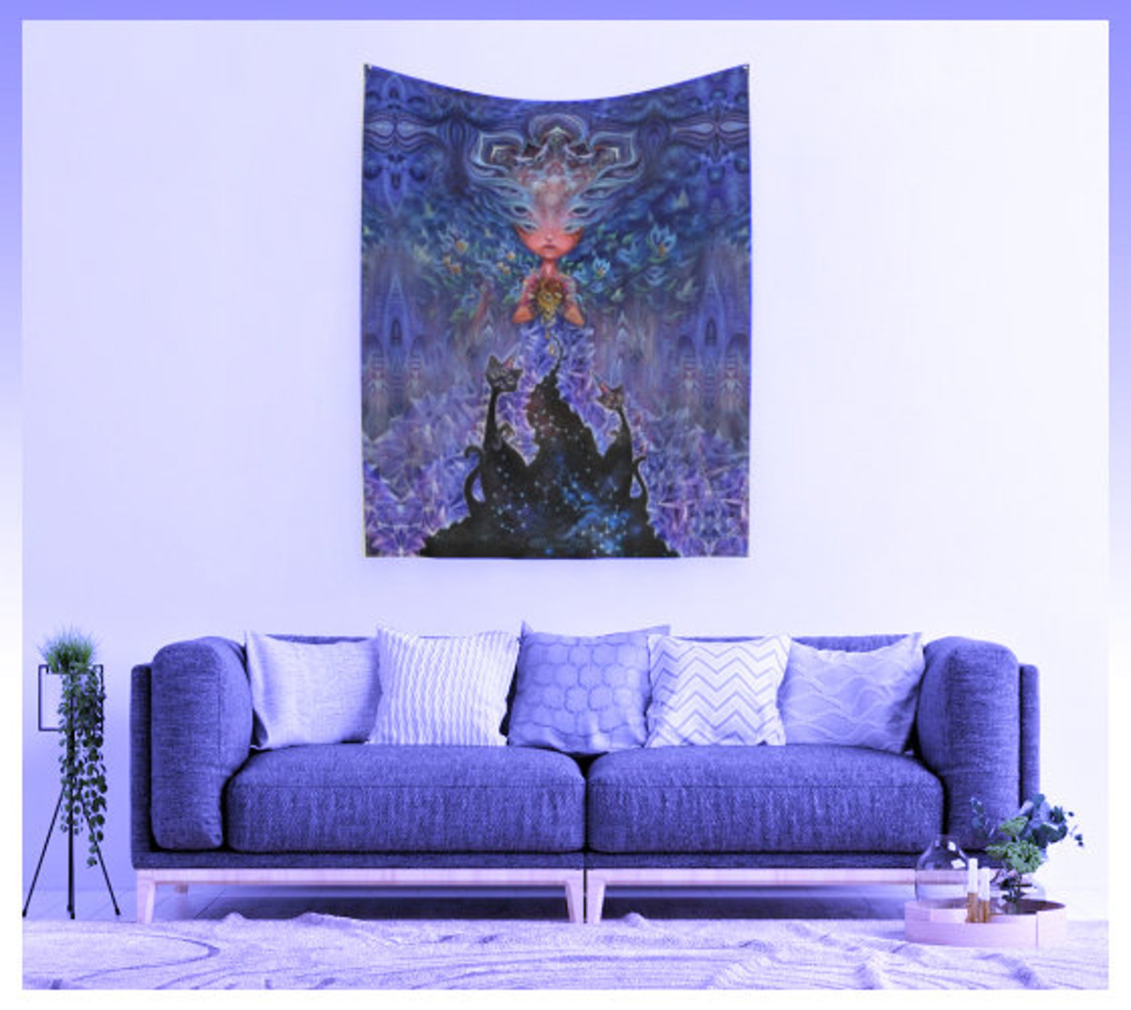 TAPESTRY the Heart of the Cosmic Hive by Phresha - Etsy