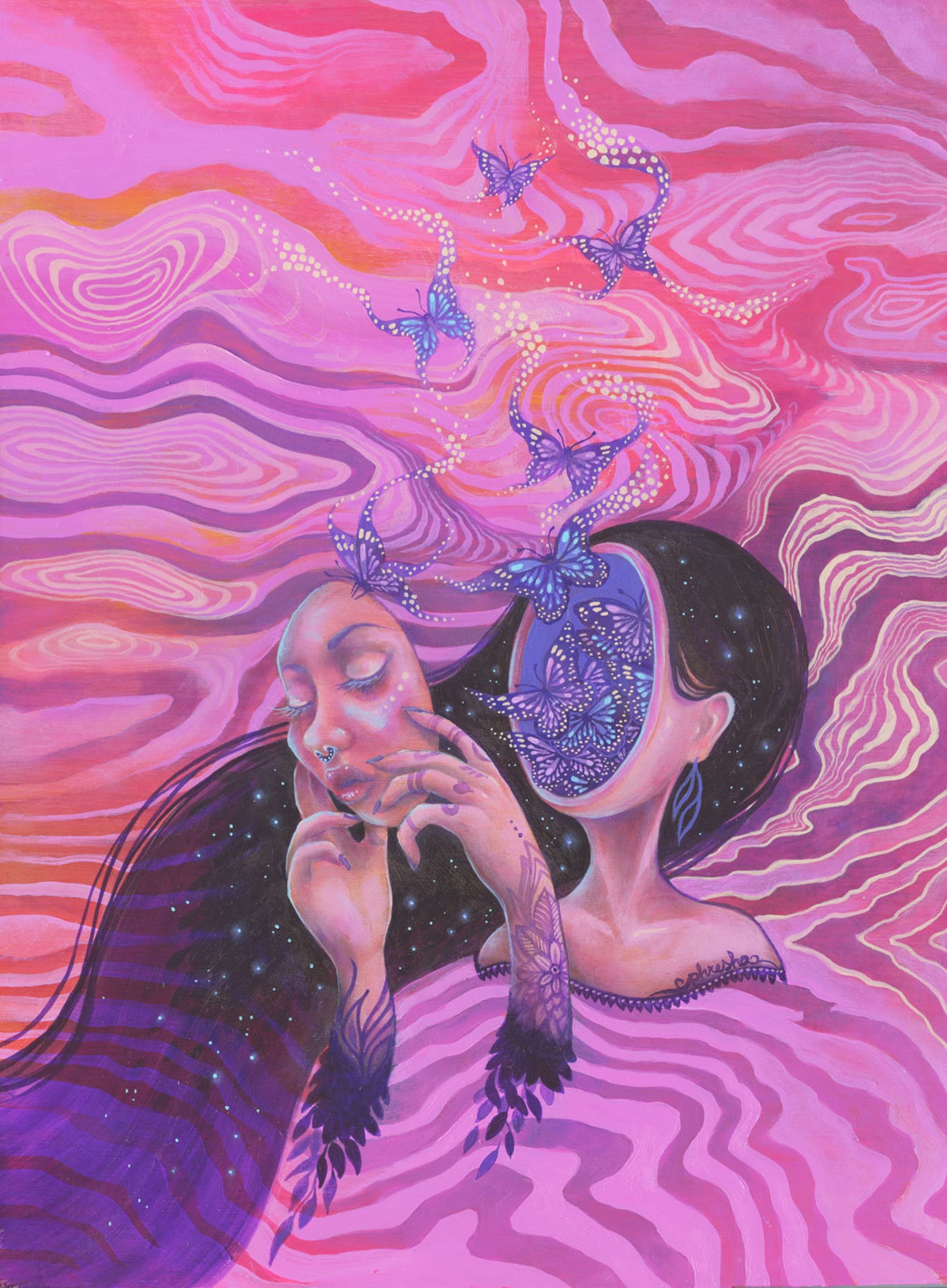 PAPER PRINT "momentary Metamorphosis" by Phresha - Different Size ...