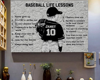 Baseball Life Lessons - Etsy