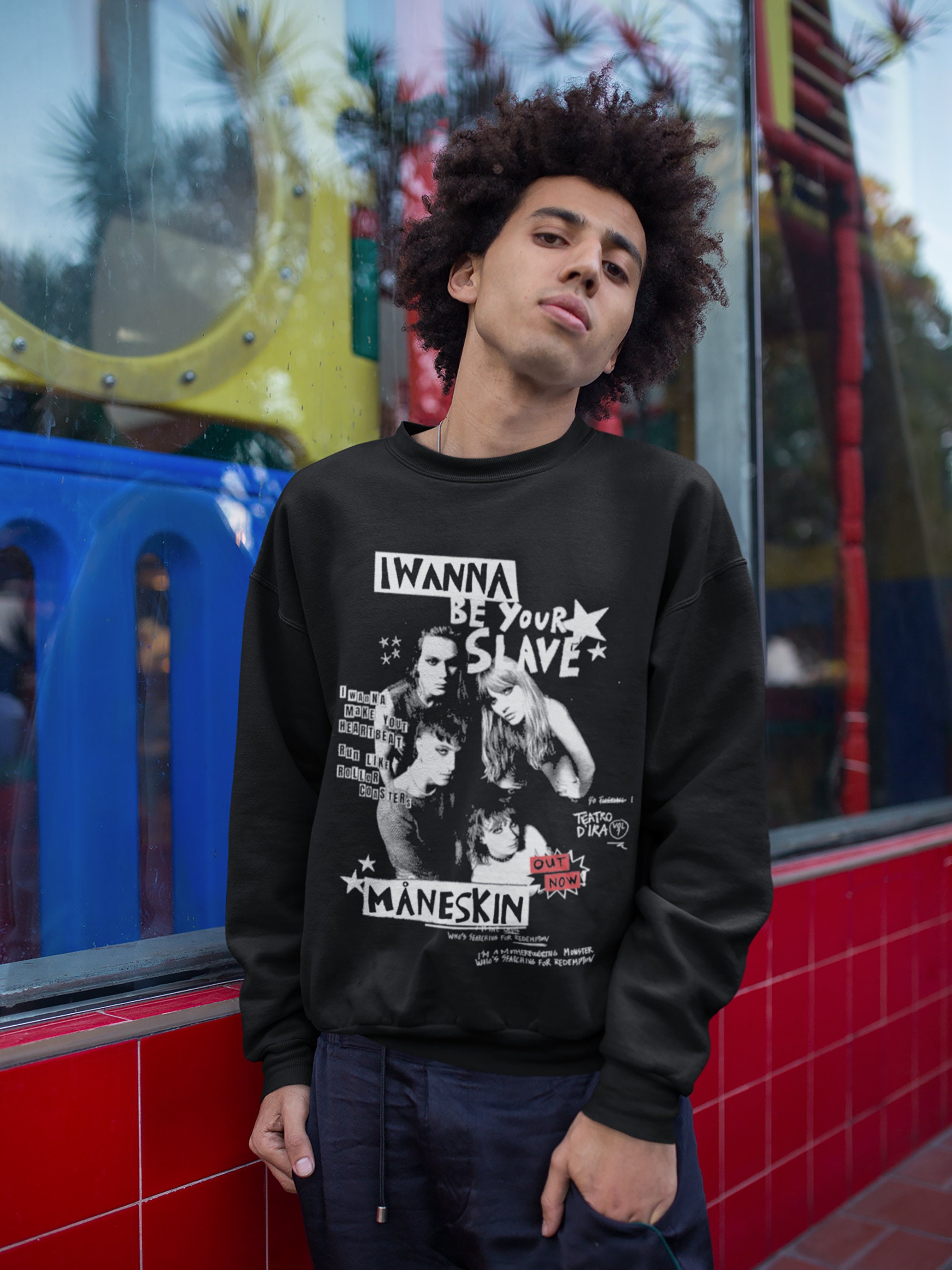 I Wanna Be Your Slave Maneskin T-Shirt, Rock Band Shirt