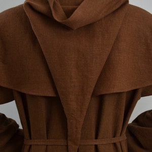 Medieval Monk Costume Renaissance Robe and Hood Friar Tuck, Grim Reaper ...