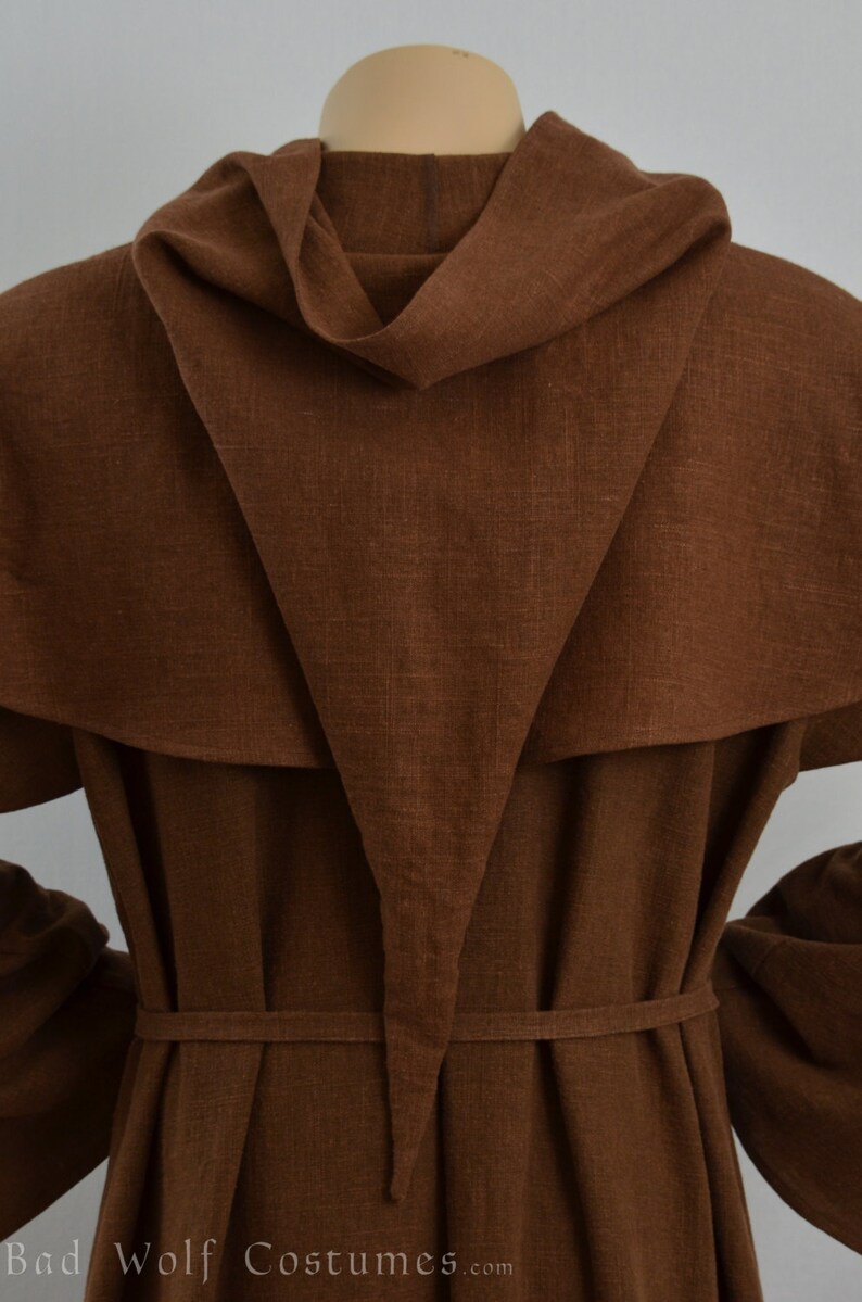 Medieval Monk Costume Renaissance Robe and Hood Friar | Etsy Canada