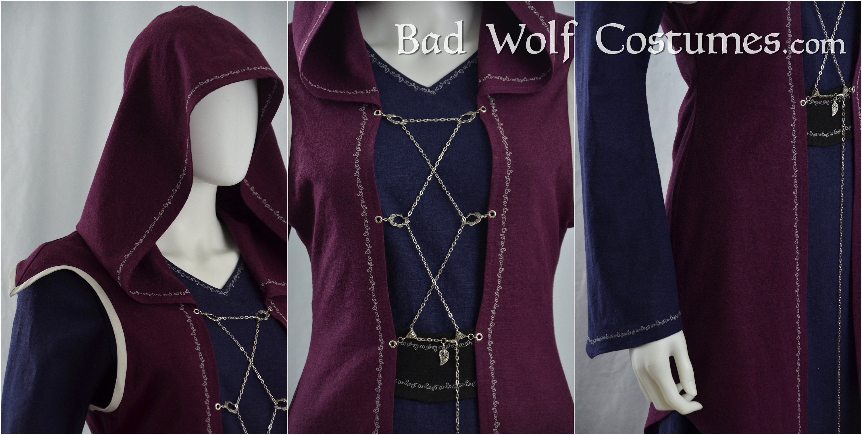 Elven Mage Robes Color Options Fantasy Wizard Robes | Etsy UK