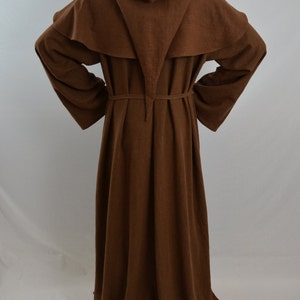 Medieval Monk Costume Renaissance Robe and Hood Friar Tuck, Grim Reaper ...